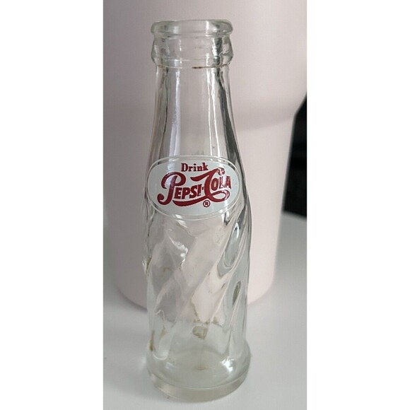 Pepsi | Other | Vintage Mini Miniature Glass Pepsi Bottle 425 Pepsi ...